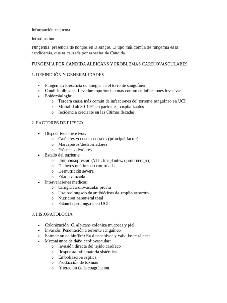 Micro Esquema | PDF | Sistema circulatorio | Especialidades Medicas