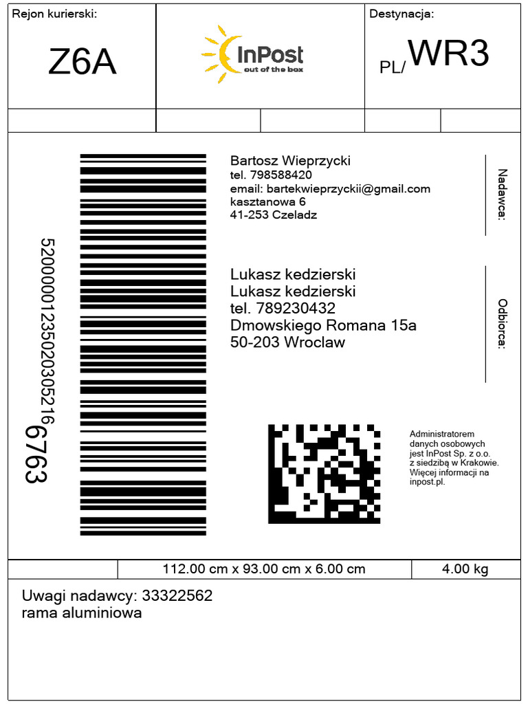 Etykieta 33322562 | PDF