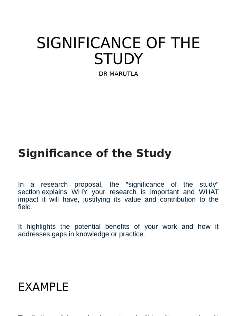 Significance of The Study | PDF | Real Estate Appraisal | Leasehold Estate