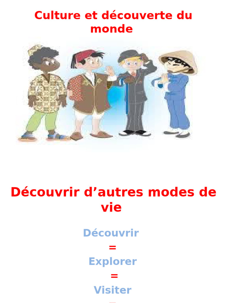Découverte des modes de vie en 6ème | PDF