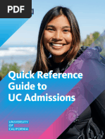 UC TAG Requirements for 2026-27 Admission | PDF | Educational Stages ...