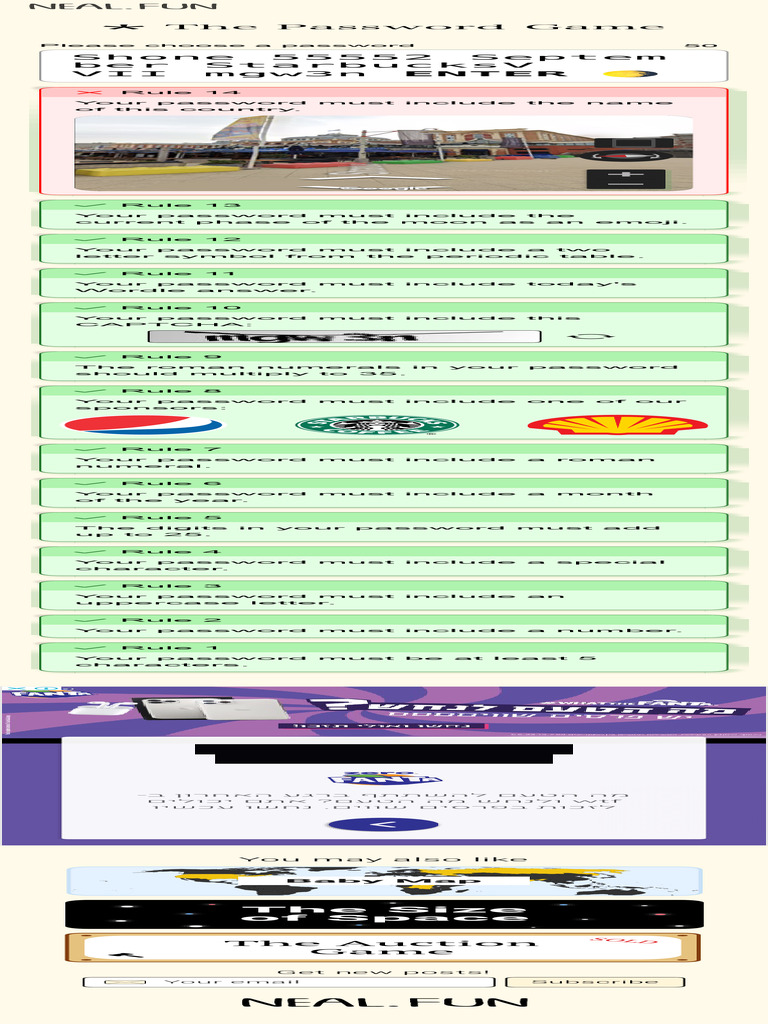 The Password Game 2 | PDF