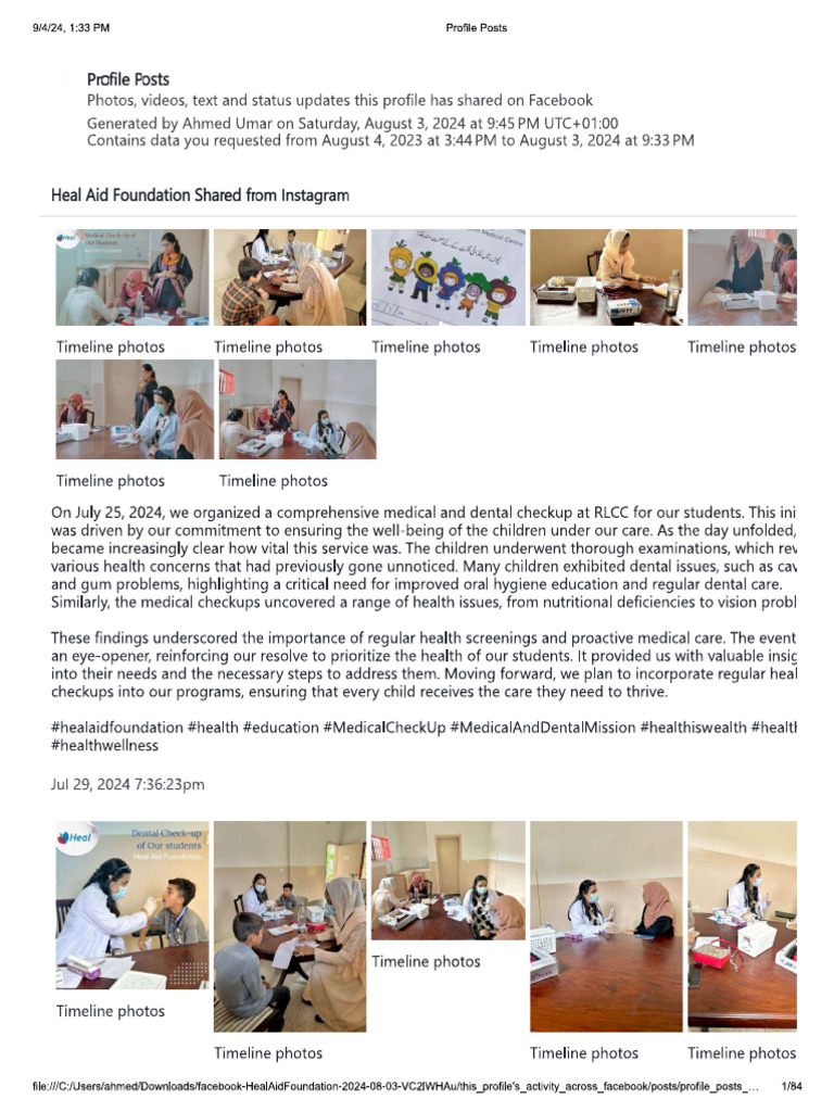 Profile of a Model NGO | PDF