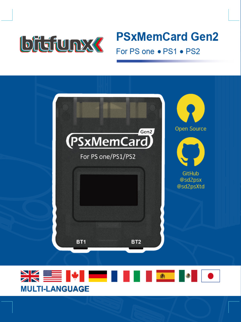 PSxMemCard Gen2 Setup Guide | PDF | Computer Hardware | Video Game Hardware