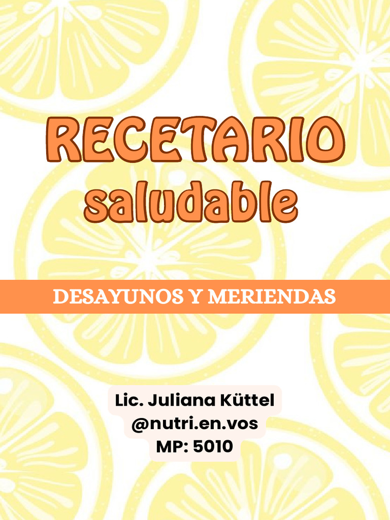 Recetario Saludable | PDF | Tortita | Panes