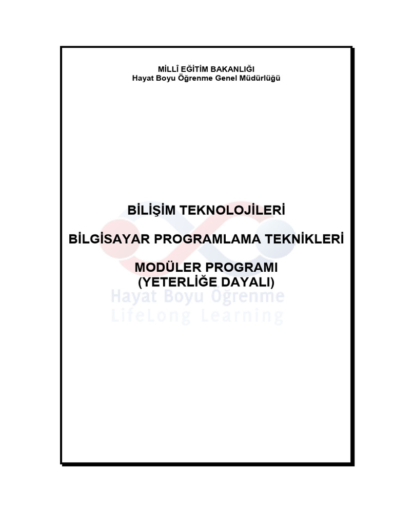 Bilgisayar Programlama Teknikleri | PDF
