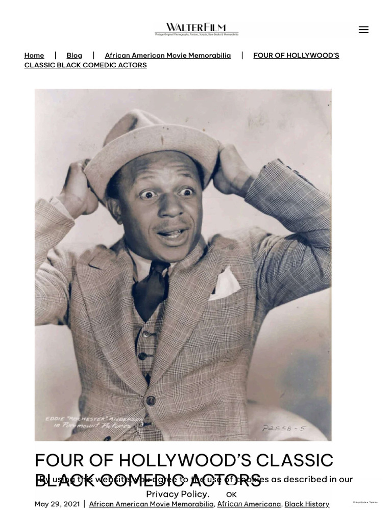 Four of Hollywood Black Comedy Actors | PDF