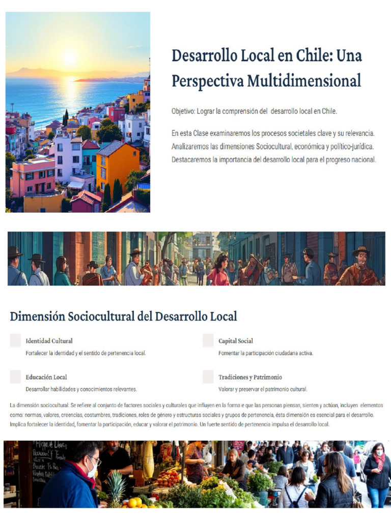 Desarrollo Local Perspectiva Multidimencional 2025 | PDF