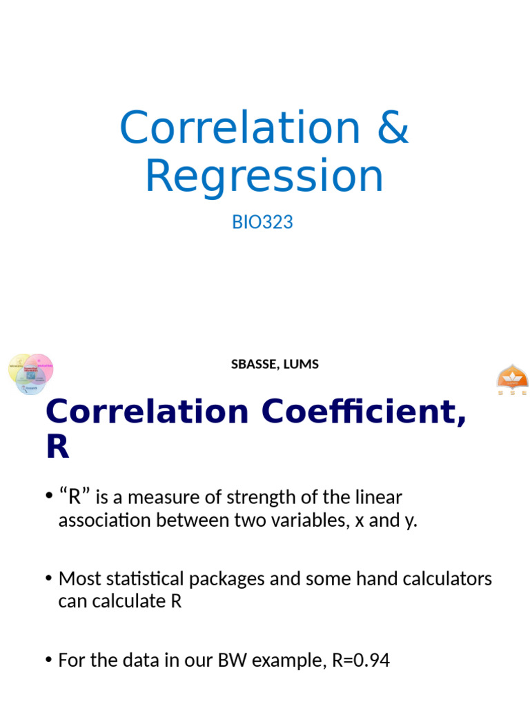 Correlation Regression Tutorial | PDF | Linear Regression ...
