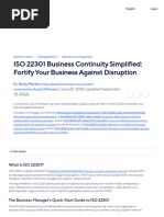 Iso 22301-2019 | PDF | Risk | Business