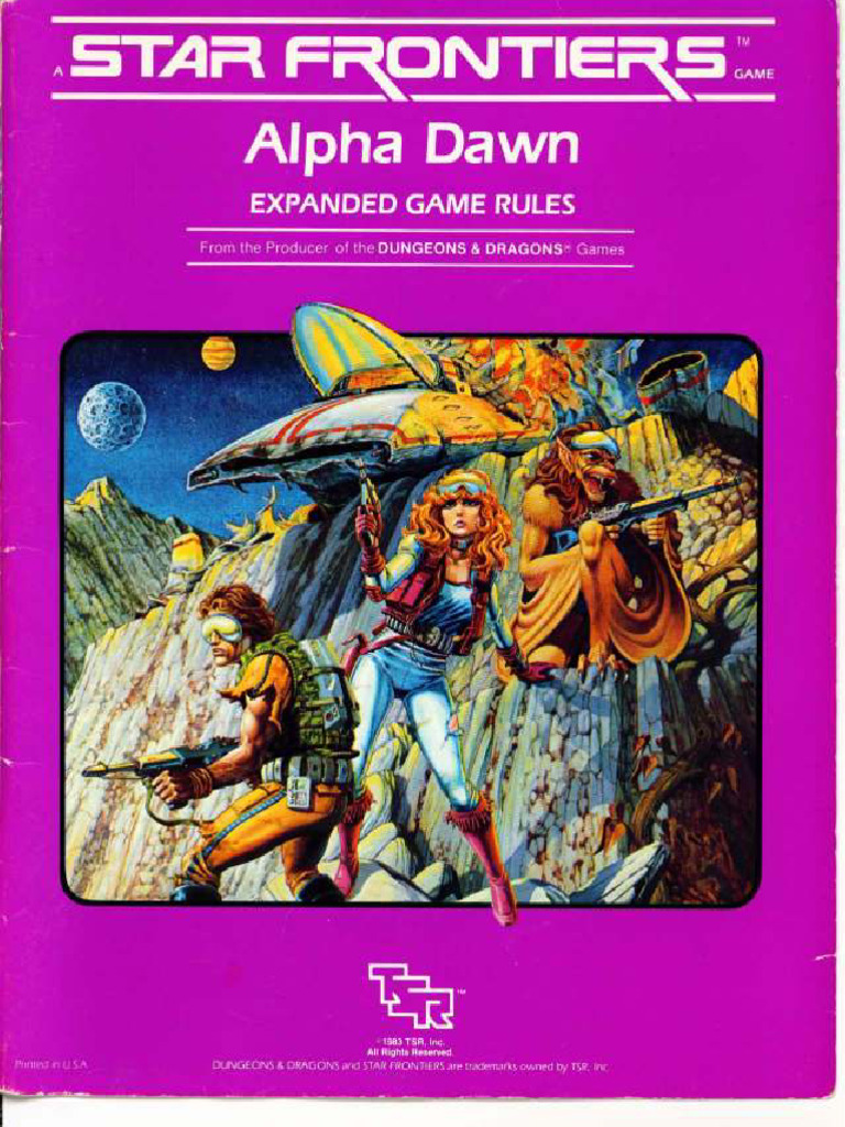 Star Frontiers - Expanded Game Rules | PDF