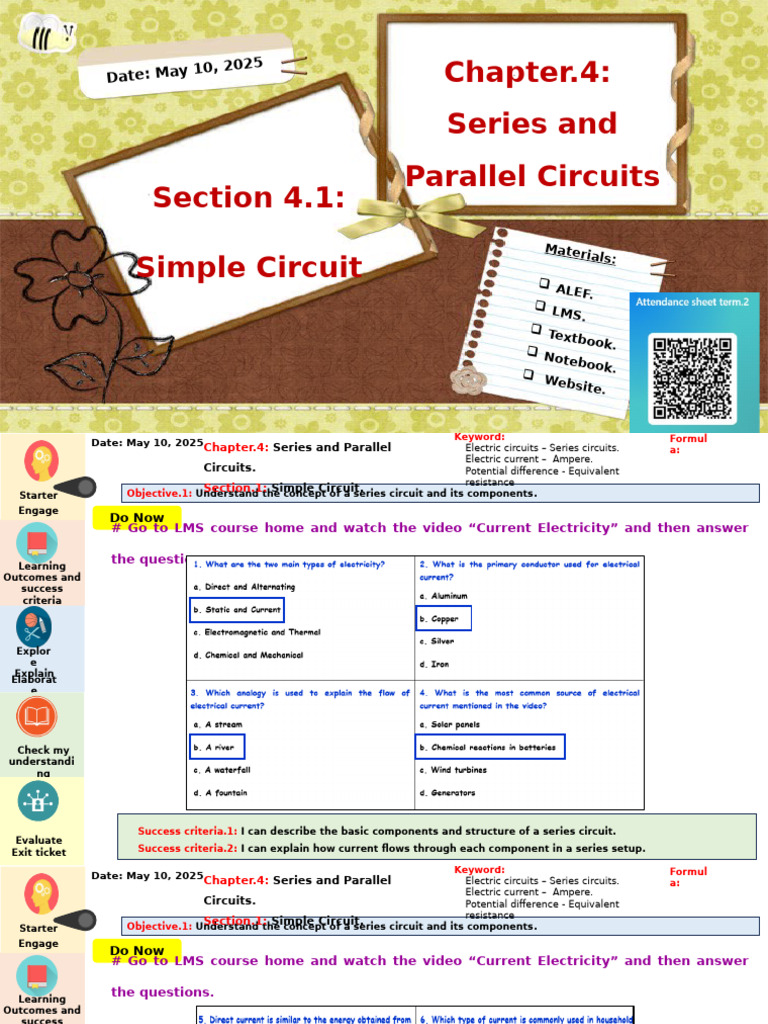 Understanding Series Circuits Basics | PDF | Series And Parallel ...