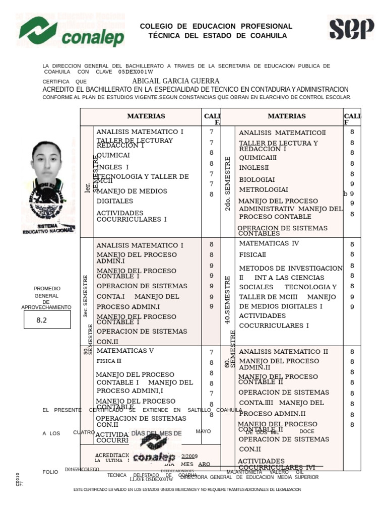 687475-CERTIFICADO-conalep(OCR)(1) | PDF