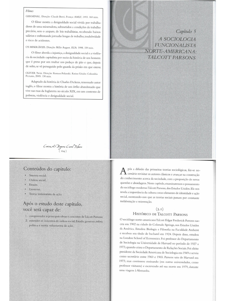 Texto 5 - Talcott Parsons | PDF