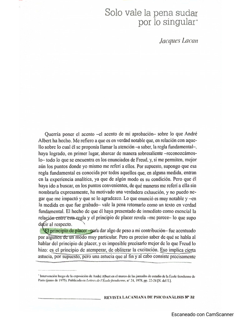 Solo Vale La Pena Sudar Por Lo Singular | PDF