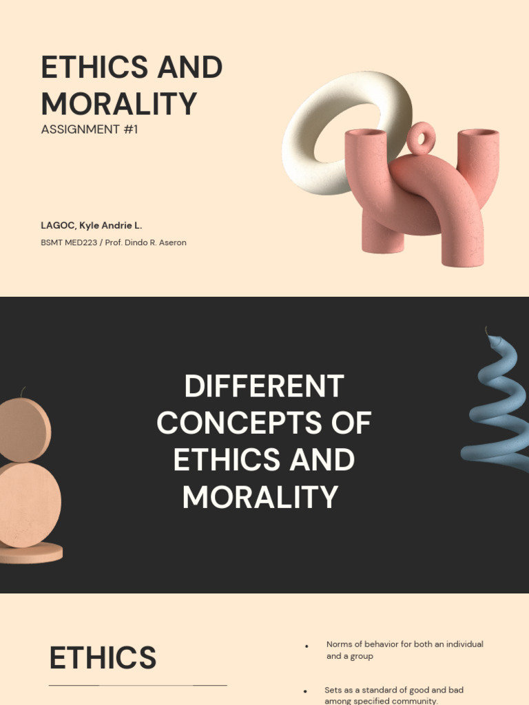 Ethics Assign1 Lagocmed223 | PDF | Morality | Utilitarianism