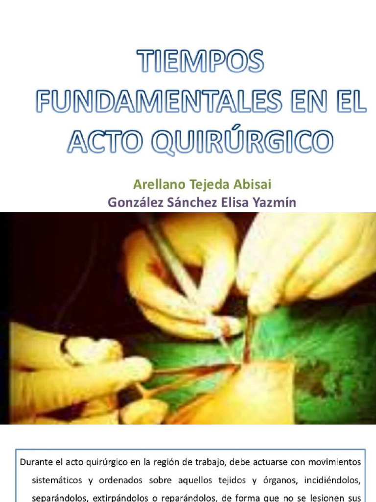 Esdras - Tecnica Quirúrgica | PDF