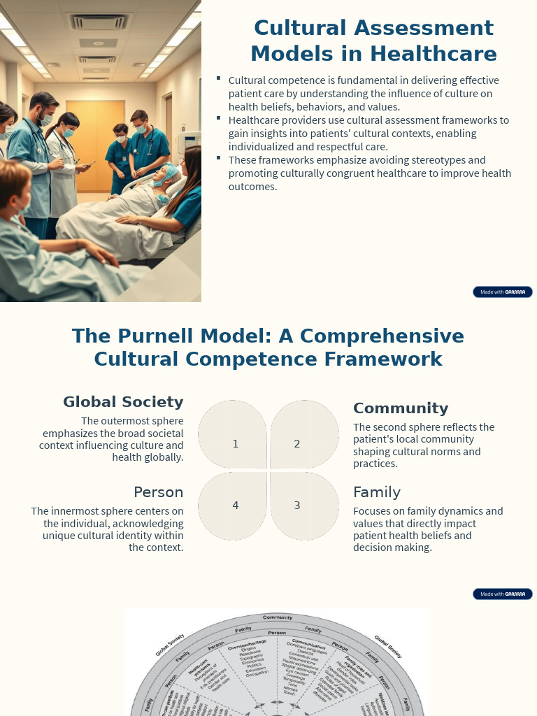 Cultural Assessment Models in Healthcare | PDF | Social Psychology ...