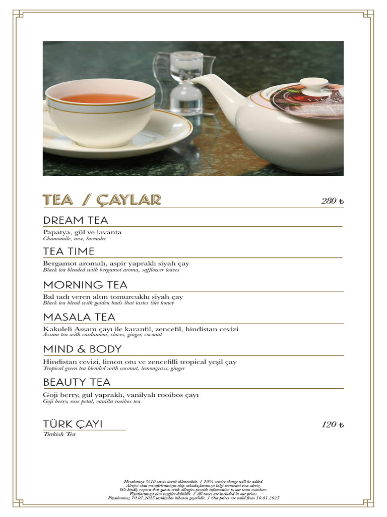 6780be3fb81c213ad01dc840 Boissons Akasya Menu QR 2025 | PDF | Tea | Drink
