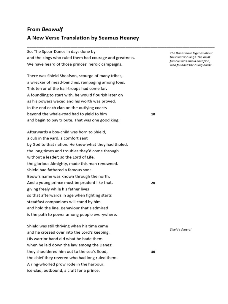 Beowulf | PDF | Beowulf | Geats