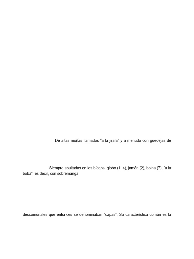 Moda romántica 1828-1841: Estilos y Trajes | PDF | Softlines (venta ...