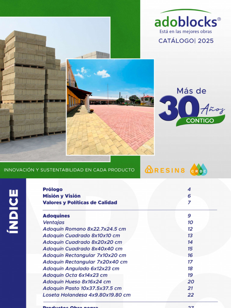 Cátalogo-Adoblocks 2025. | PDF