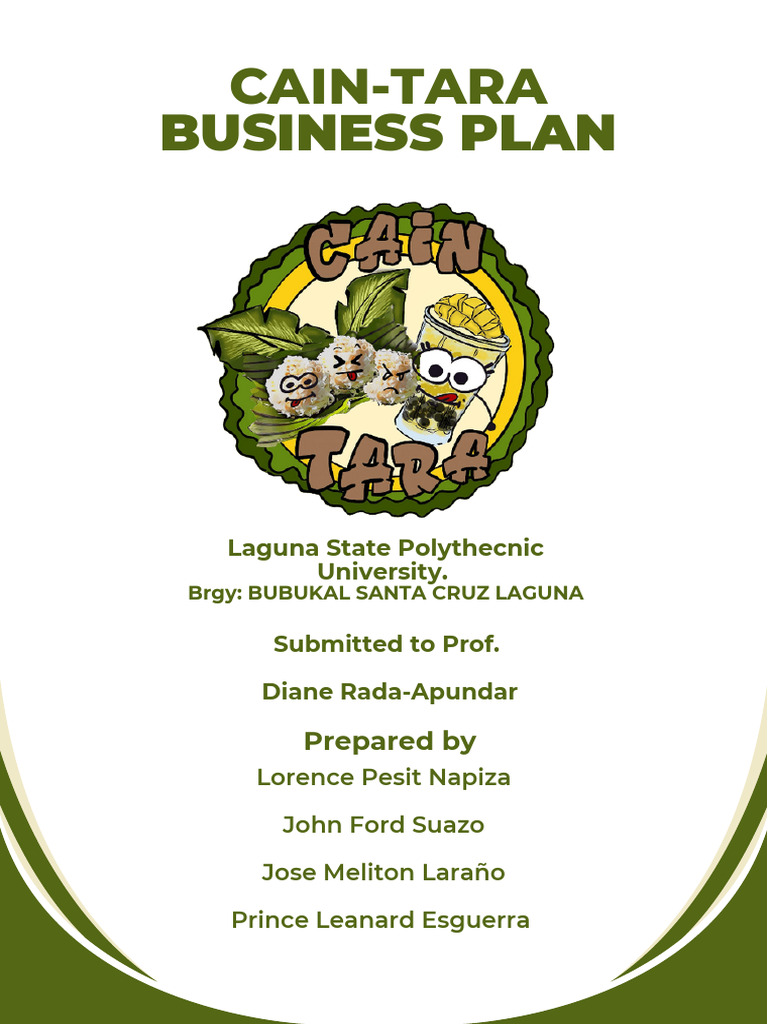 CAIN-TARA-BUSINESS-PLAN (1) .PDF - 20250428 - 140443 - 0000 | PDF ...