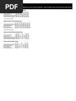 Timetable E1-E2 | PDF