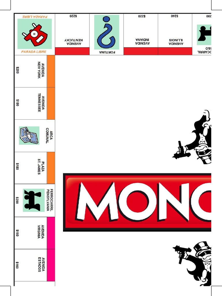 Monopoly Tablero para Descargar | PDF