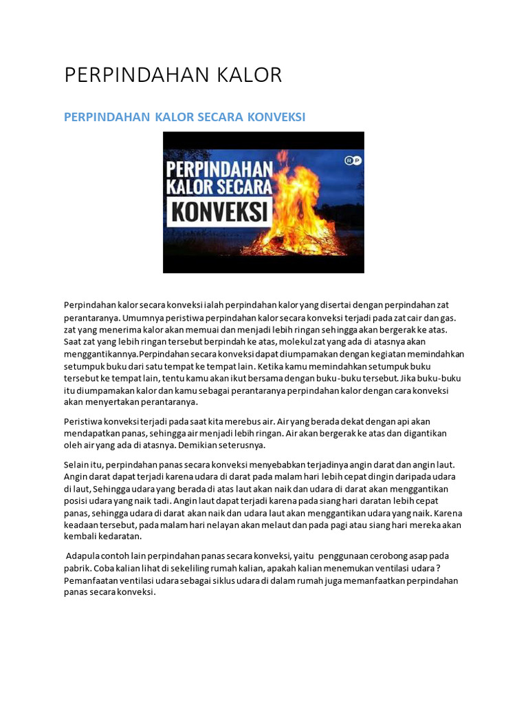 PERPINDAHAN KALOR | PDF