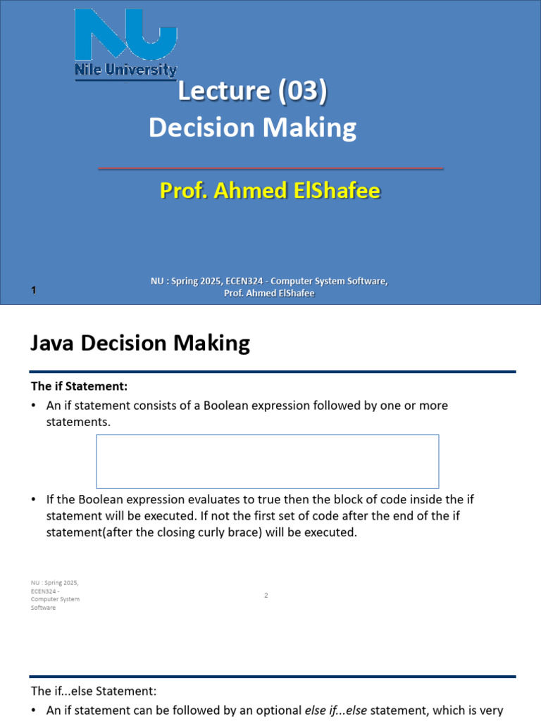 Ecen324 Computer System Software Lecture 03 Pdf Integer Computer Science Boolean