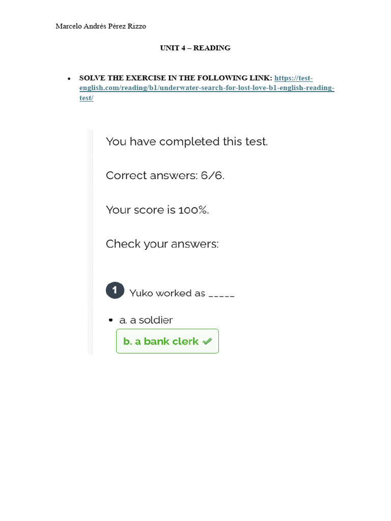 Unit 4 Reading Pdf