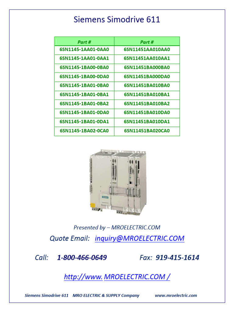 Simodrive 611 Digital | PDF | Alternating Current | Transformer