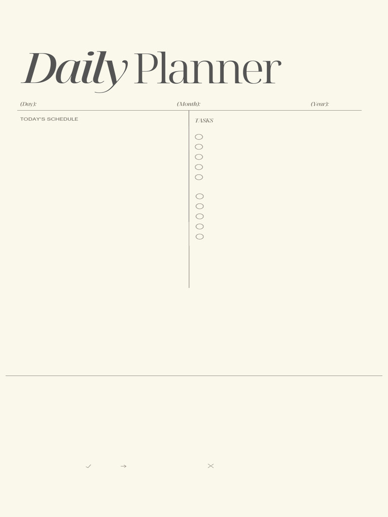 Daily: Planner | PDF