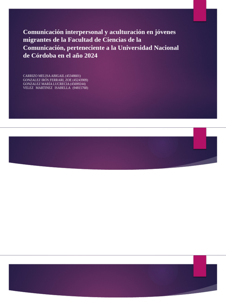 Metodología Presentación TP 7 | PDF