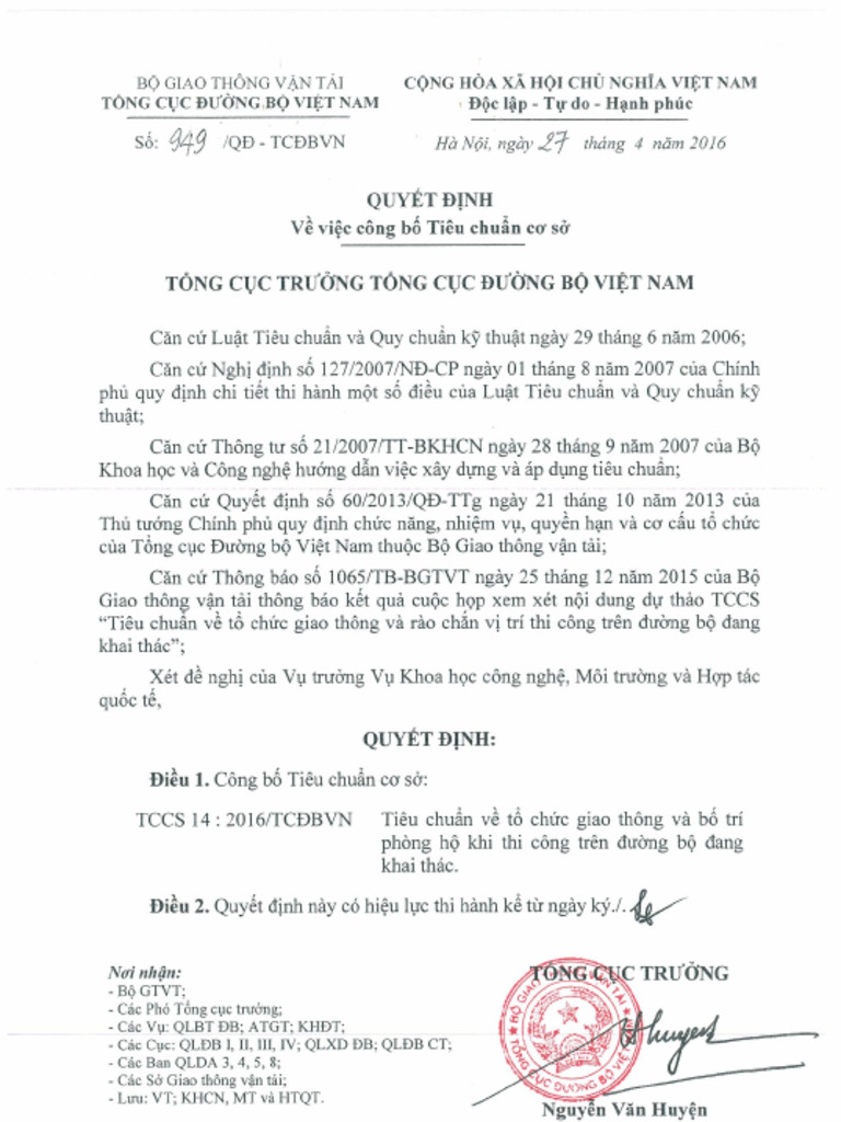 Tccs 14 2016 TCDBVN | PDF