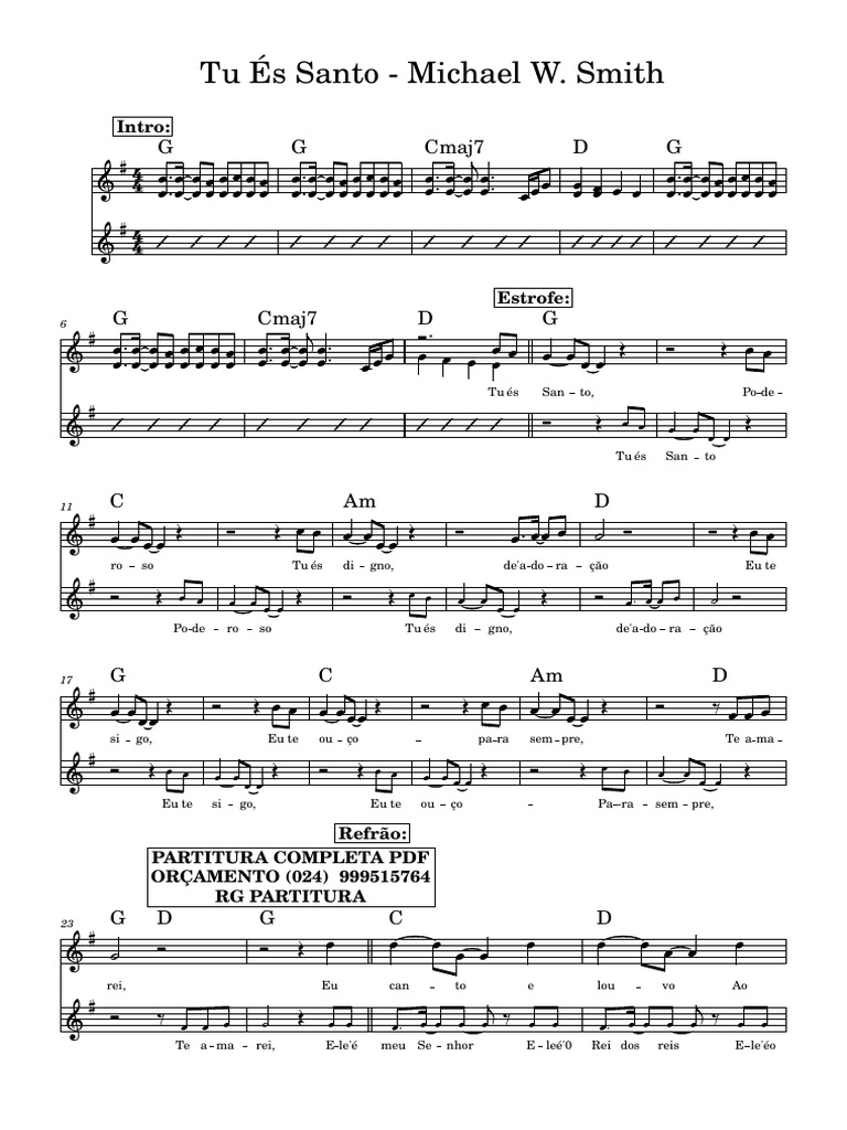 Tu S Santo - Michael W. Smith | PDF