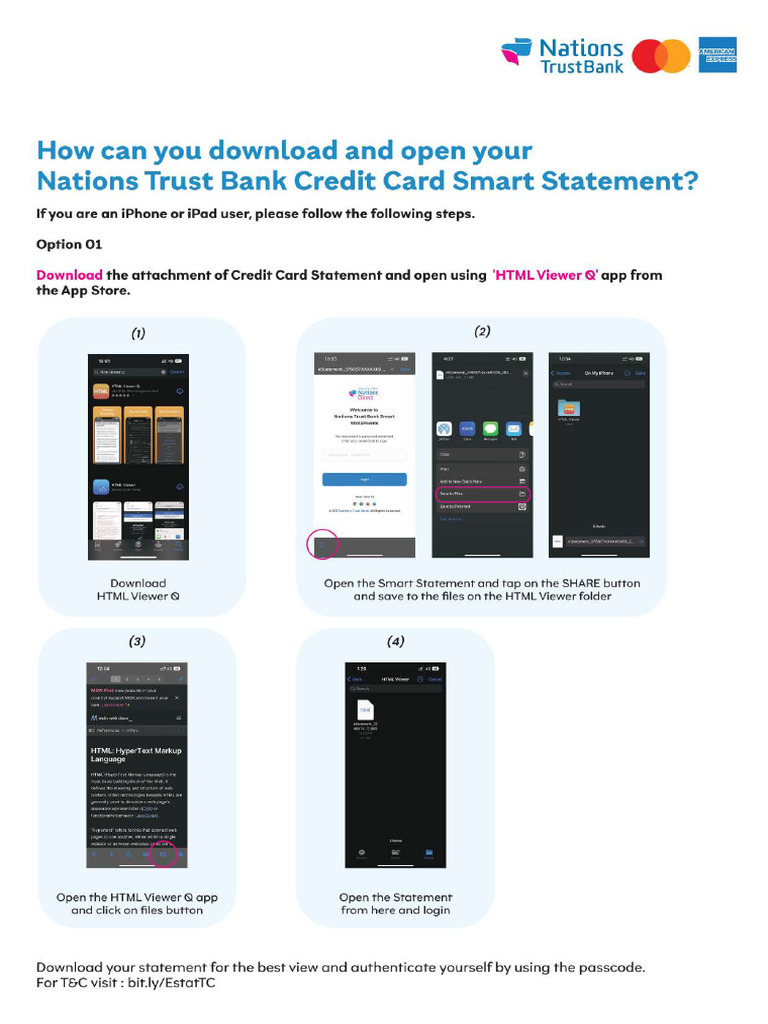 Smart Statement Steps | PDF