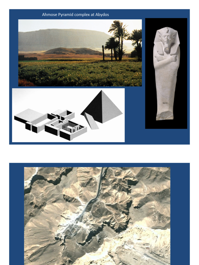Ahmose Pyramid Complex Overview | PDF
