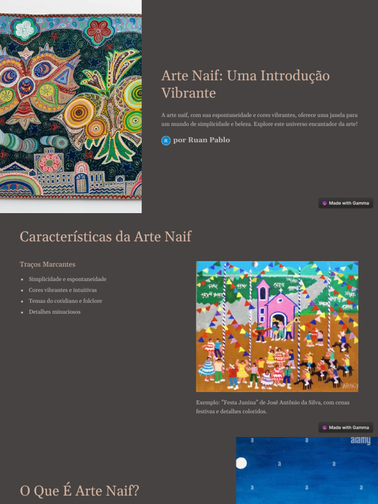 Introdução à Arte Naif e Suas Características | PDF | Cultura popular ...