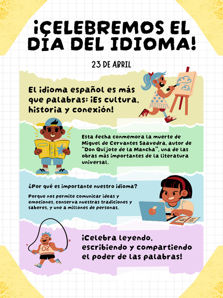 Celebra el Día del Idioma Español | PDF