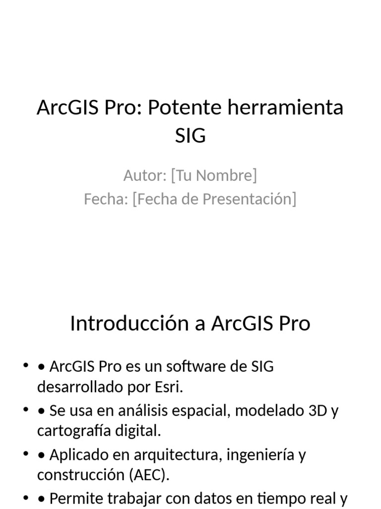 ArcGIS Pro | PDF