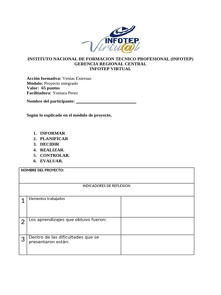 Tarea Modulo Proyecto | PDF