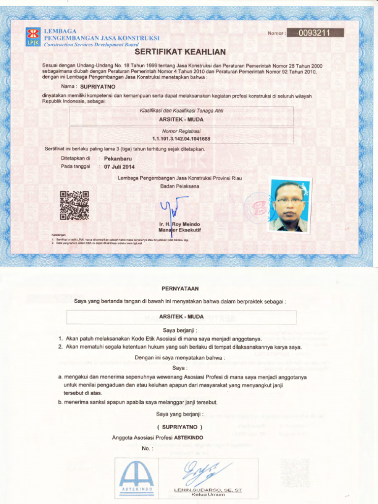 Ska Arsitek Supriyanto | PDF