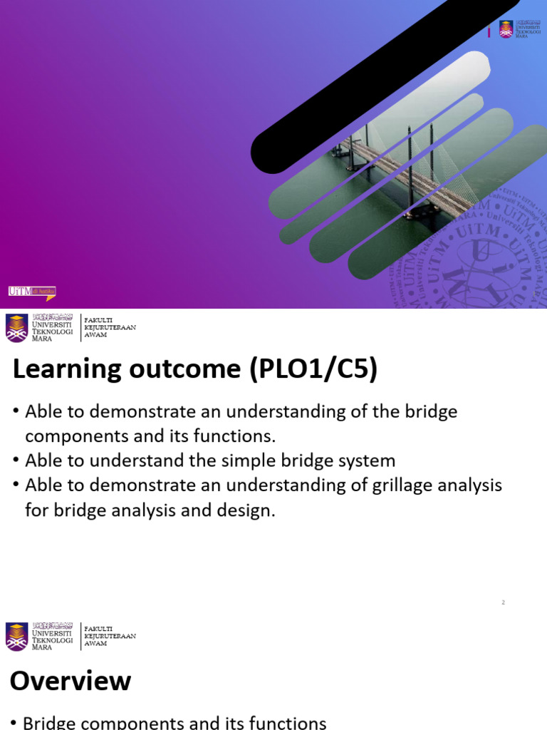 Topic 3b - Bridge System & Method of Analysis For Bridge Superstructures | PDF | Finite Element ...