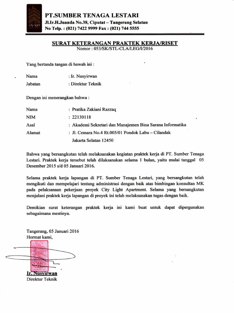 File 15 Surat Keterangan Riset | PDF
