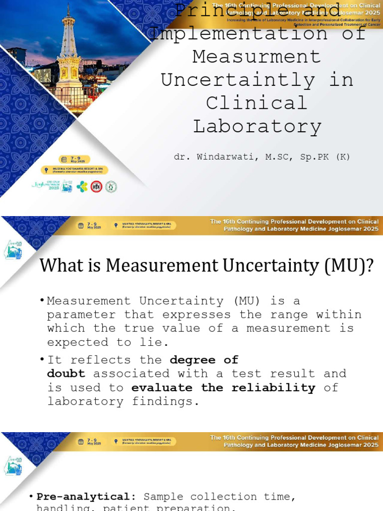 Measurement Uncertainty in Clinical Labs | PDF