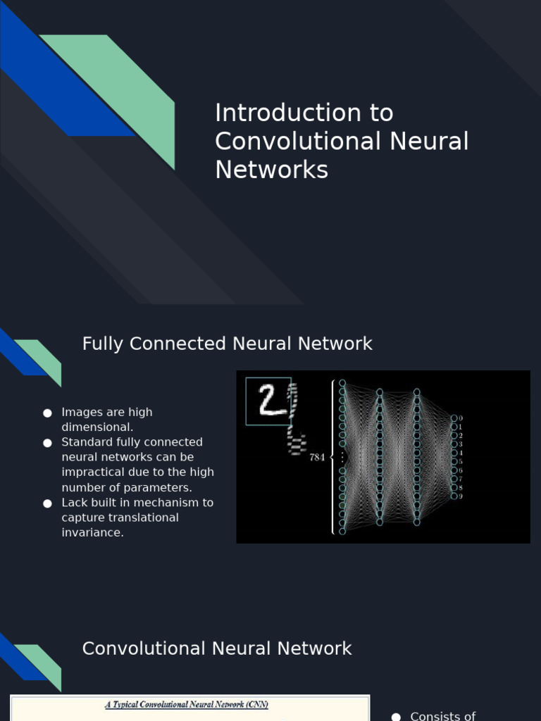 Comp3220 Lect 11 Introduction To Convolutional Neural Networks Pdf Computational