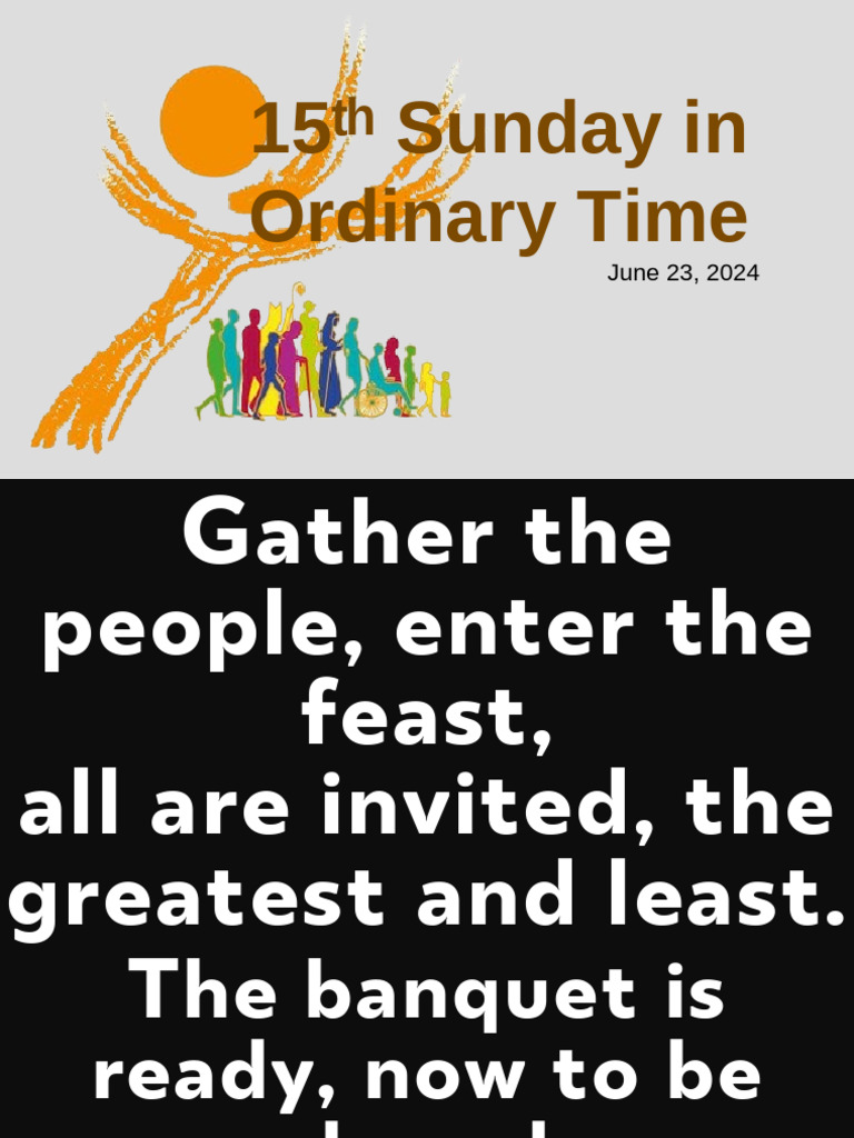 15th-sunday-in-OT.pptx | PDF | Glory (Religion) | God The Father