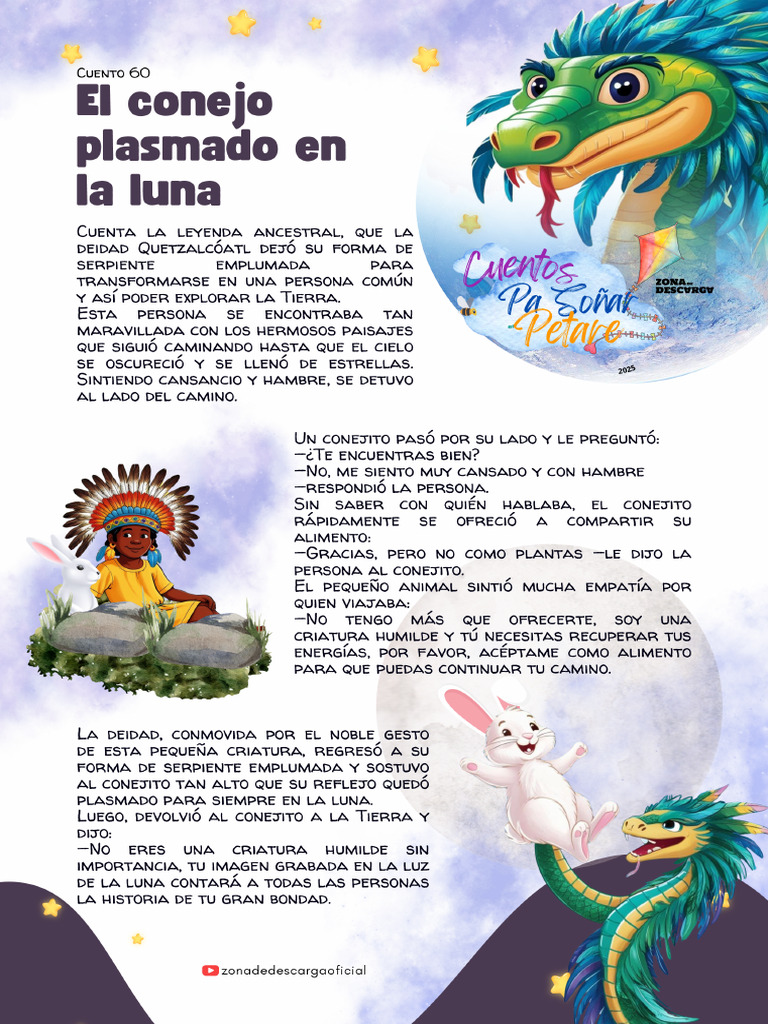 PDF - Cuento 60 - EL Conejo de La Luna | PDF